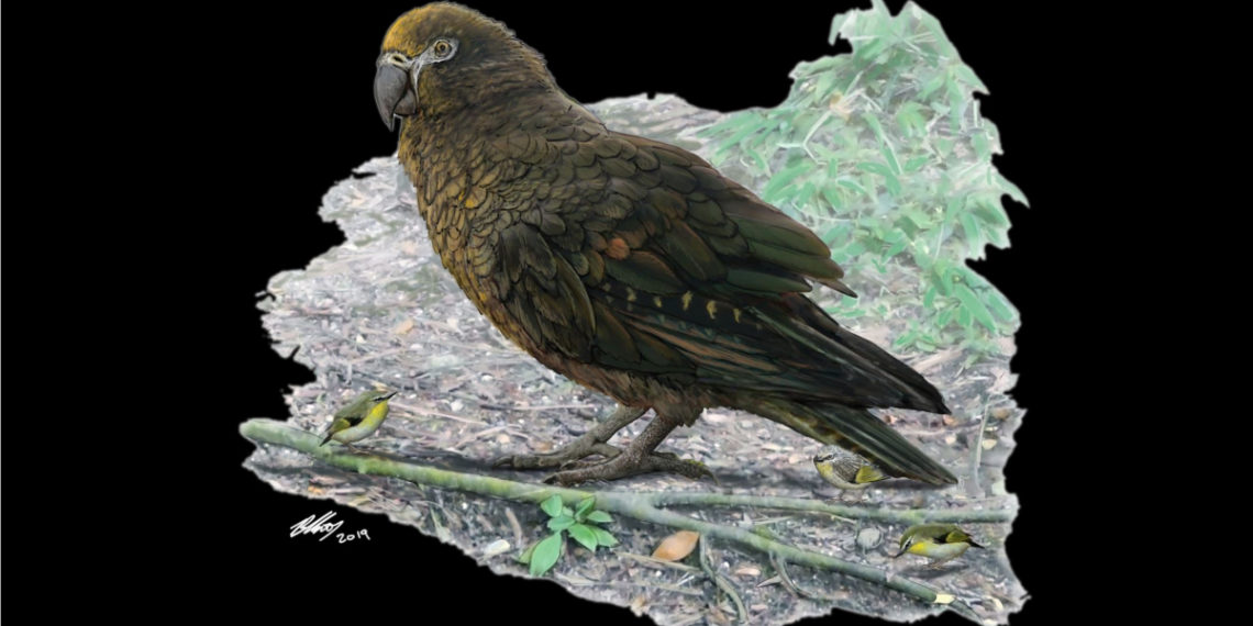 Científicos descubren restos del que sería el loro más grande del mundo