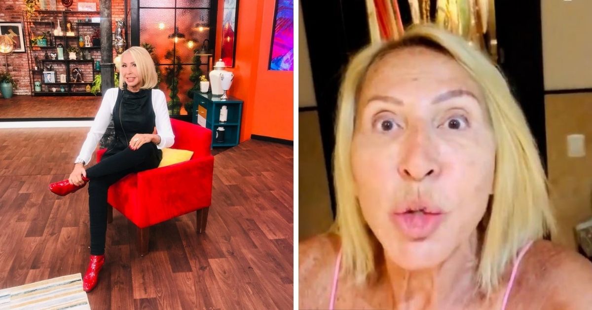 Laura Bozzo se muestra recién levantada y sin maquillaje
