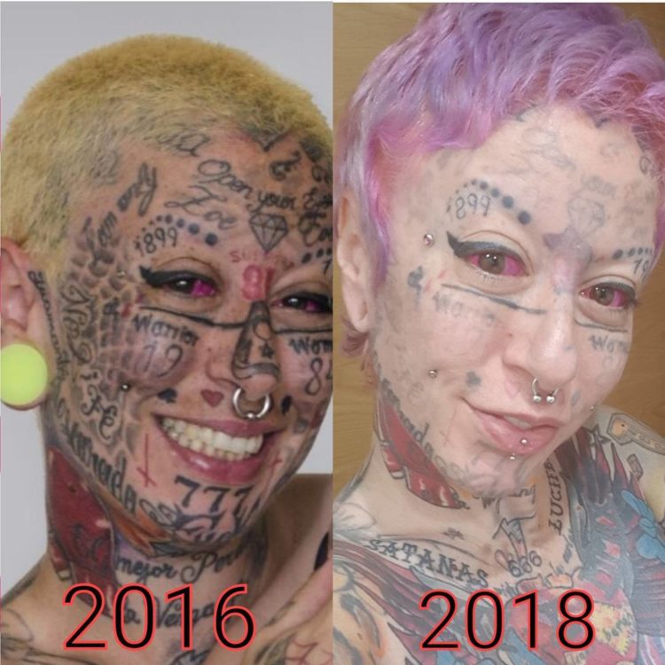 Lidia Reyes: Una de las mujeres más tatuadas del mundo decidió retirarlos