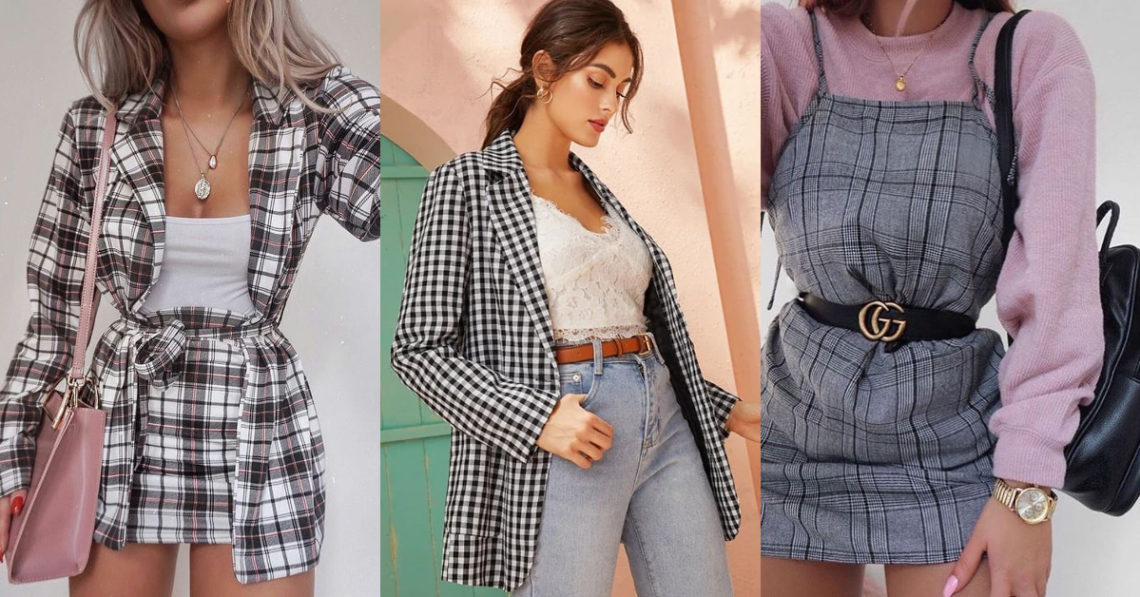 Tips de moda: cómo usar outfits de cuadros sin parecer que vas al colegio