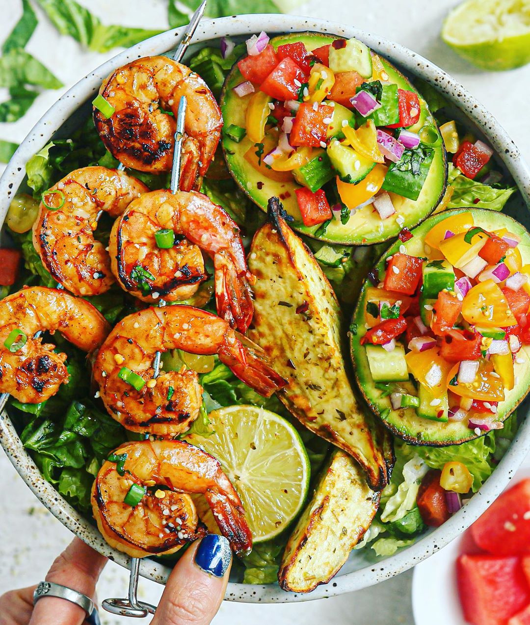 Tres recetas de camarones que no incluyen arroz o pasta