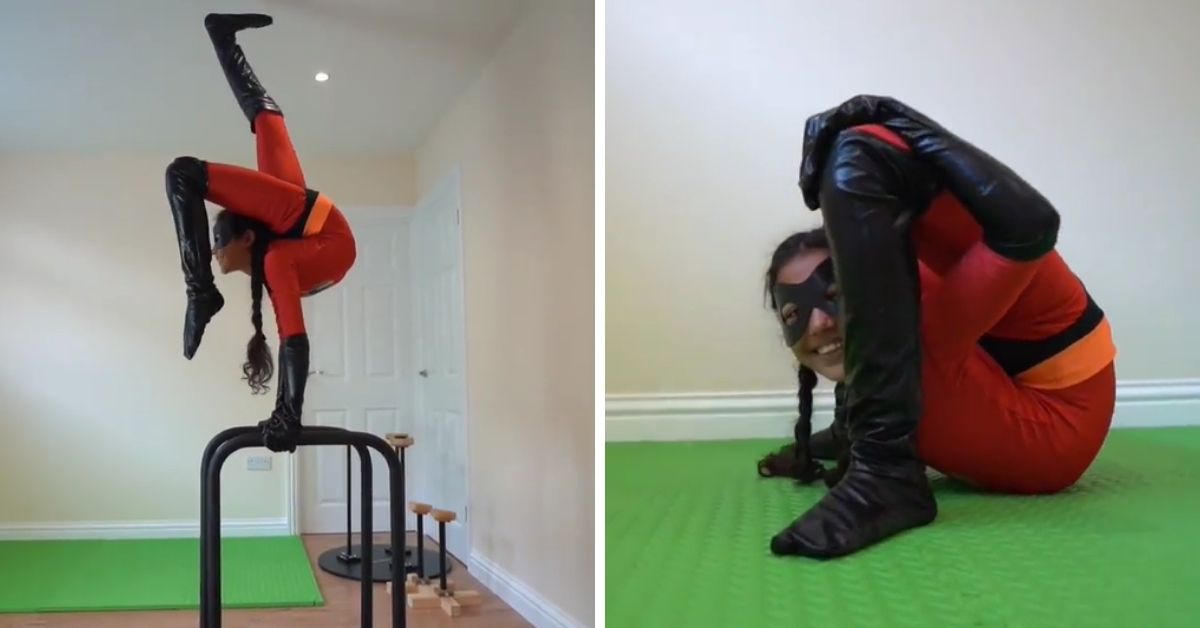 Ella es Liberty Barros, la niña que puede doblar su cuerpo como ...