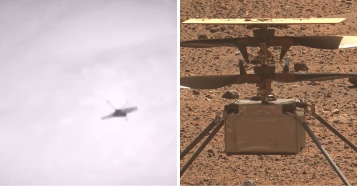 La NASA revela nuevas imágenes captadas por el Ingenuity en Marte